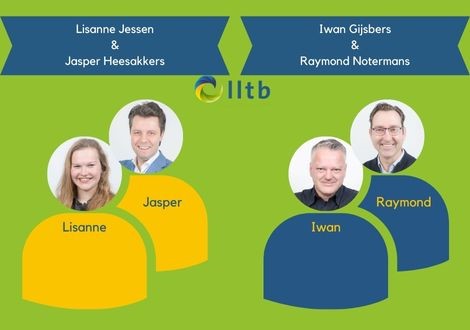 Dit zijn de vier nieuwe medewerkers van de LLTB